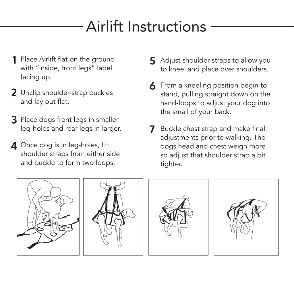 The Airlift - K9 Rescue Sling – Fido Pro