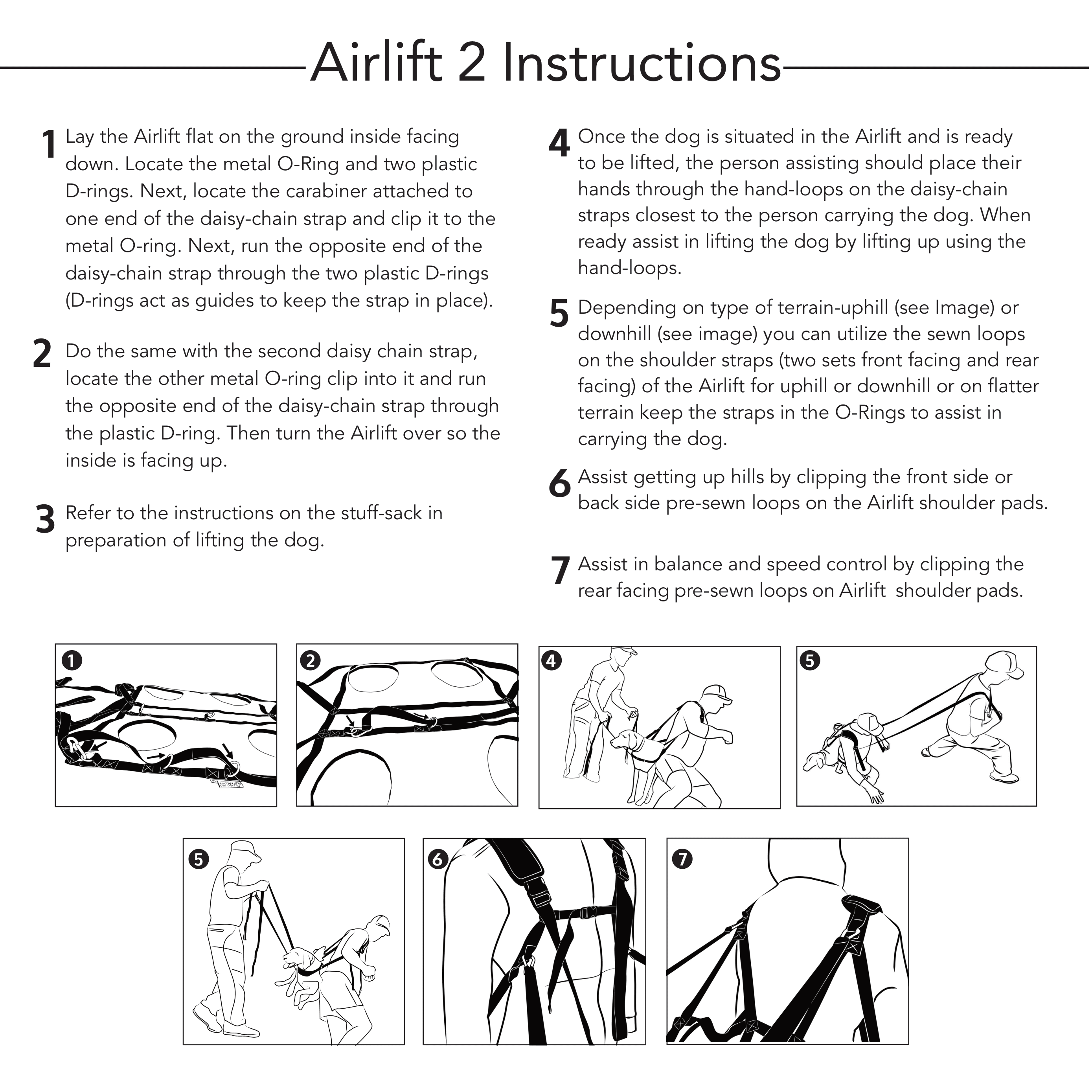 The Airlift - K9 Rescue Sling – Fido Pro